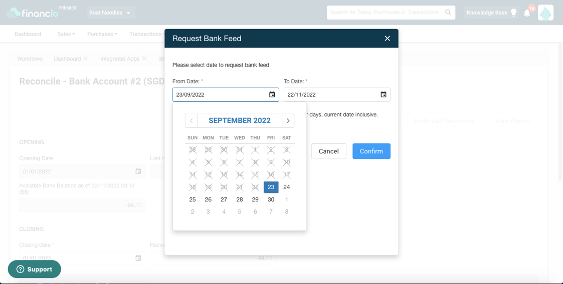 [UOB] Retrieve Bank Feed/ Transaction History – Knowledge Base | Financio