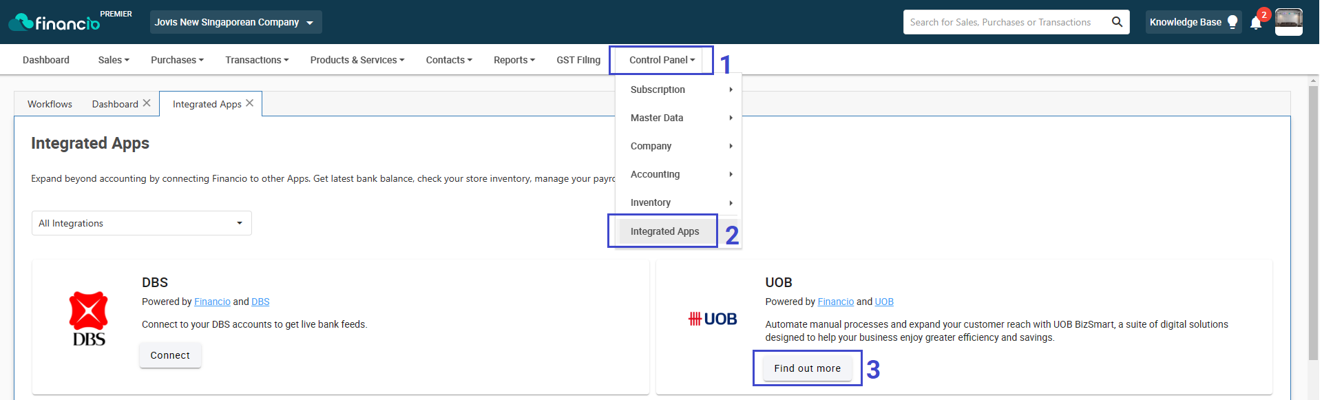 [UOB] How to Link Your UOB Account with Financio – Knowledge Base ...