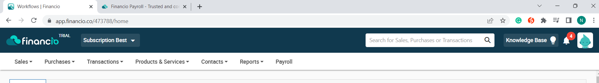 How to activate Financio Payroll seamless login on Financio ...