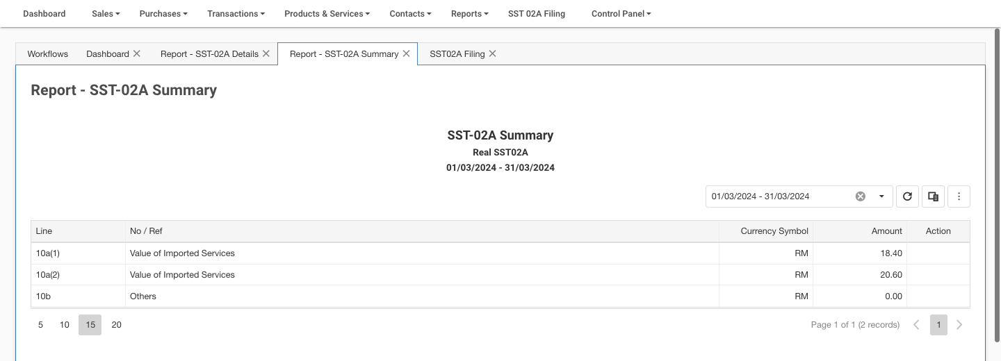 SST New 8% Tax Rate: SST Report – Knowledge Base | Financio