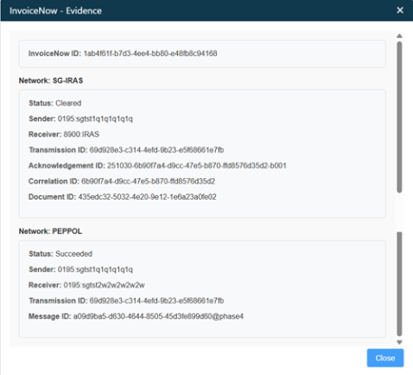 Send Sales Invoice / Credit Note / Aggregated Invoice to IRAS via ...